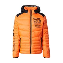 CAMP DAVID Winter Jacket male Orange size M