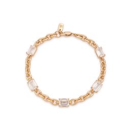 Lauren by Ralph Lauren Lauren Ralph Lauren Armband 'FLEX' Damen Gr&ouml;&szlig;e One Size gold / transparent