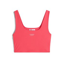 Tommy Jeans Top Damen Gr&ouml;&szlig;e L hellrot / silber