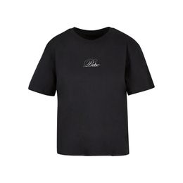 Miss Tee T-Shirt 'Babe' Damen Gr&ouml;&szlig;e S schwarz / wei&szlig;