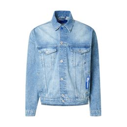 KARL LAGERFELD JEANS Jacke Herren Gr&ouml;&szlig;e M blue denim / wei&szlig;