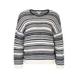 Oasis Pullover Damen Gr&ouml;&szlig;e M marine / wei&szlig;