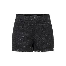 Only Shorts 'ONLNUNA' Damen Gr&ouml;&szlig;e 36 schwarz / silber