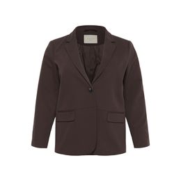 Kaffe Curve Blazer Damen Gr&ouml;&szlig;e 46 mokka