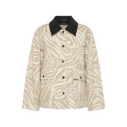 Soaked in Luxury Jacke 'SLNatalie' Damen Gr&ouml;&szlig;e S sand / hellbeige / schwarz Sommerjacke