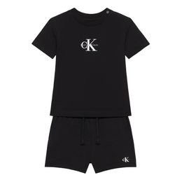 Calvin Klein Jeans Set Jungen Gr&ouml;&szlig;e 86 schwarz / wei&szlig;