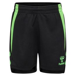 Hummel Sportshorts Jungen Gr&ouml;&szlig;e 128 hellgr&uuml;n / schwarz