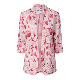 Pieces Blazer 'PCBosella' female size 40 Rose / Dark red / White