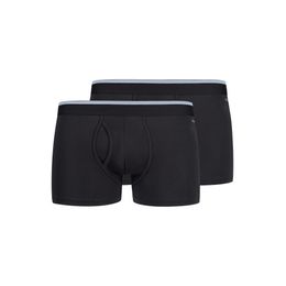 Skiny Boxershorts Herren Gr&ouml;&szlig;e S rauchblau / schwarz