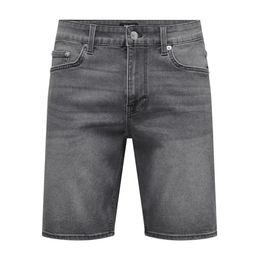 Only & Sons Only & Sons Shorts 'WEFT' Herren Gr&ouml;&szlig;e 38 grey denim