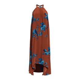 AllSaints Kleid 'MYSTI IONA' Damen Gr&ouml;&szlig;e 36 marine / azur / rostrot Sommerkleid