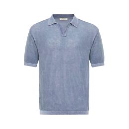 Antioch Poloshirt Herren Gr&ouml;&szlig;e L taubenblau