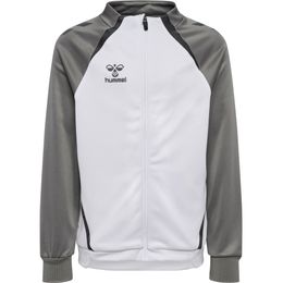 Hummel Sportsweatjacke 'Lead 2.0' Jungen Gr&ouml;&szlig;e 140 wei&szlig;