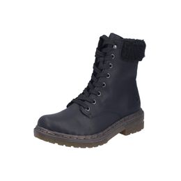 Rieker Schn&uuml;rstiefelette Damen Gr&ouml;&szlig;e 42 schwarz Winterschuhe