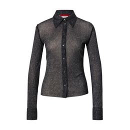 MAX & Co. Max&co. Bluse 'ARMILLA' Damen Gr&ouml;&szlig;e M hellgrau / schwarz