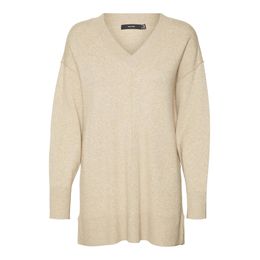 V&eacute;ro Moda Vero Moda Pullover 'Gold' Damen Gr&ouml;&szlig;e L beigemeliert