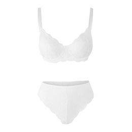 Trendyol W&auml;sche-Sets Damen Gr&ouml;&szlig;e 70 wei&szlig;