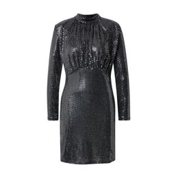 V&eacute;ro Moda Vero Moda Kleid 'VMEvaline' Damen Gr&ouml;&szlig;e 36 schwarz / silber Winterkleid