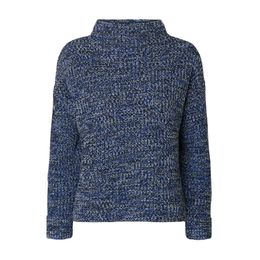 Selected Oversized Sweater 'SLFSelma Sus' female size XXL mottled blue / Black / White