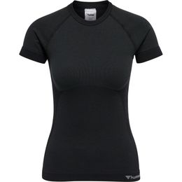Hummel Funktionsshirt Damen Gr&ouml;&szlig;e XS grau / schwarz