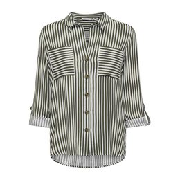 Only Bluse 'Onlyasmin' Damen Gr&ouml;&szlig;e XXXL tanne / wei&szlig;