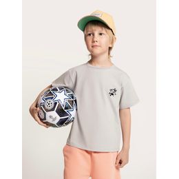 Saturnday Shirt 'Fu&szlig;ball' Jungen Gr&ouml;&szlig;e 122 grau