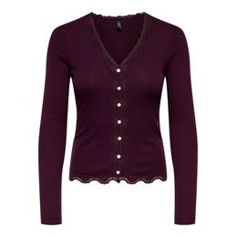 Only Strickjacke 'ONLEnea' Damen Gr&ouml;&szlig;e S purpur