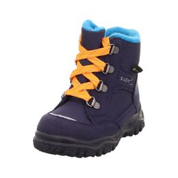 Superfit Stiefel 'Husky1' Jungen Gr&ouml;&szlig;e 19 navy / azur / orange
