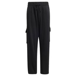 adidas Sportswear Sporthose 'Essentials' Jungen Gr&ouml;&szlig;e 170 schwarz / wei&szlig;