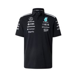 adidas Performance Shirt 'Mercedes - AMG Petronas Formula One Team' Herren Gr&ouml;&szlig;e S aqua / schwarz / wei&szlig;