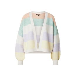 King Louie Knit Cardigan 'Cardi' female size XS Ecru / Pastel yellow / Pastel green / Pastel purple