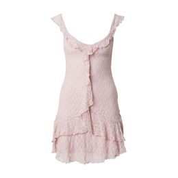 Hollister Kleid Damen Gr&ouml;&szlig;e 36 rosa Winterkleid