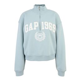 GAP Tall Sweatshirt Damen Gr&ouml;&szlig;e S hellblau / wei&szlig;