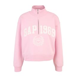 GAP Petite Sweatshirt Damen Gr&ouml;&szlig;e XS rosa / wei&szlig;