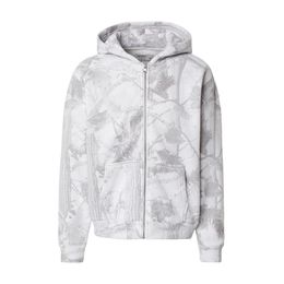 Hollister Sweatjacke Herren Gr&ouml;&szlig;e S grau / wei&szlig;