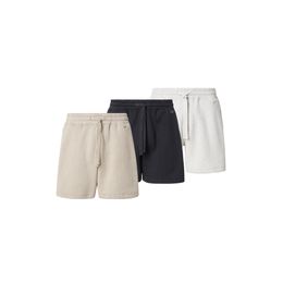 Hollister Shorts 'JAN2' Herren Gr&ouml;&szlig;e 31/32 beige / schwarz / wei&szlig;meliert