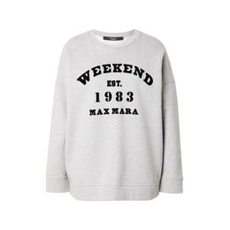 Weekend Max Mara Sweatshirt Damen Gr&ouml;&szlig;e XL graumeliert / schwarz