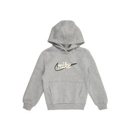 Nike Sportswear Sweatshirt 'CLUB FLC' Jungen Gr&ouml;&szlig;e 147/158 creme / graumeliert / schwarz
