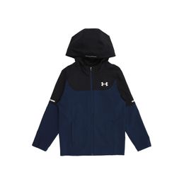 Under Armour Sportjacke Jungen Gr&ouml;&szlig;e 116/122 dunkelblau / schwarz / wei&szlig;