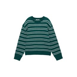 Pull&Bear Pull&bear Pullover Damen Gr&ouml;&szlig;e M dunkelgr&uuml;n / wei&szlig;