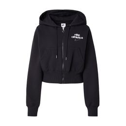 Nike Sportswear Sweatjacke 'PHNX FLC' Damen Gr&ouml;&szlig;e XS schwarz / offwhite