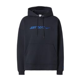 Nike Sportswear Sweatshirt 'CLUB' Herren Gr&ouml;&szlig;e XS azur / schwarz