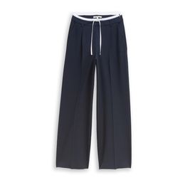 Tom Tailor Denim Hose Damen Gr&ouml;&szlig;e 40 navy / wei&szlig;
