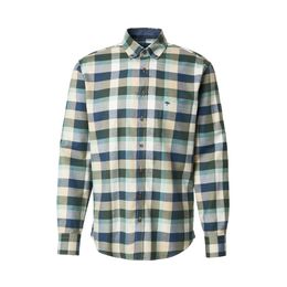 Fynch-Hatton Hemd Herren Gr&ouml;&szlig;e M hellbeige / navy / graumeliert / gr&uuml;n