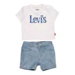 Levi's Kids Set M&auml;dchen Gr&ouml;&szlig;e 62 saphir / blue denim / wei&szlig;