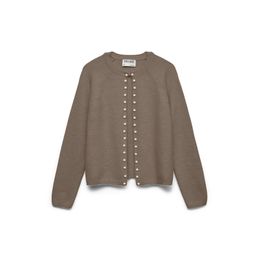 V&eacute;ro Moda Vero Moda Strickjacke 'VMAwmagelene' Damen Gr&ouml;&szlig;e M braun