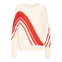 Ichi Pullover 'IHKAMARA' Damen Gr&ouml;&szlig;e XS beige / orange