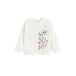 Cool Club Sweatshirt M&auml;dchen Gr&ouml;&szlig;e 104 beige / hellgrau / wei&szlig;