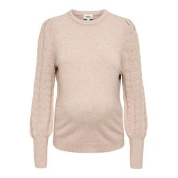 Only Maternity Umstand Pullover 'OLMMatti' Damen Gr&ouml;&szlig;e S beige