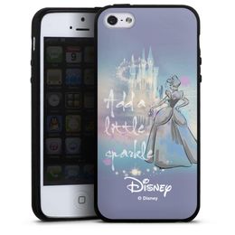 DeinDesign iPhone SE (2016-2019) Handy Silikon H&uuml;lle Case schwarz Handyh&uuml;lle Disney Official Licensed Product Cinderella